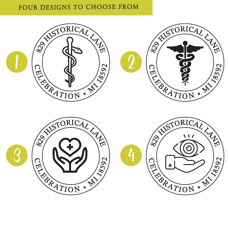 Personalized Doctor Address Embosser or Stamp: Medical Gift for Doctors ...
