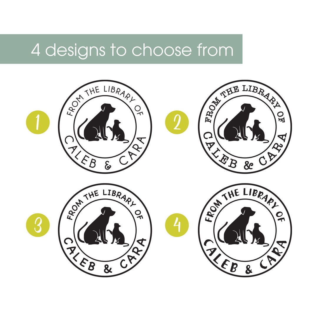 Custom DOG Book Embosser Custom DOG Embosser CAT Embosser Gift for Dog ...