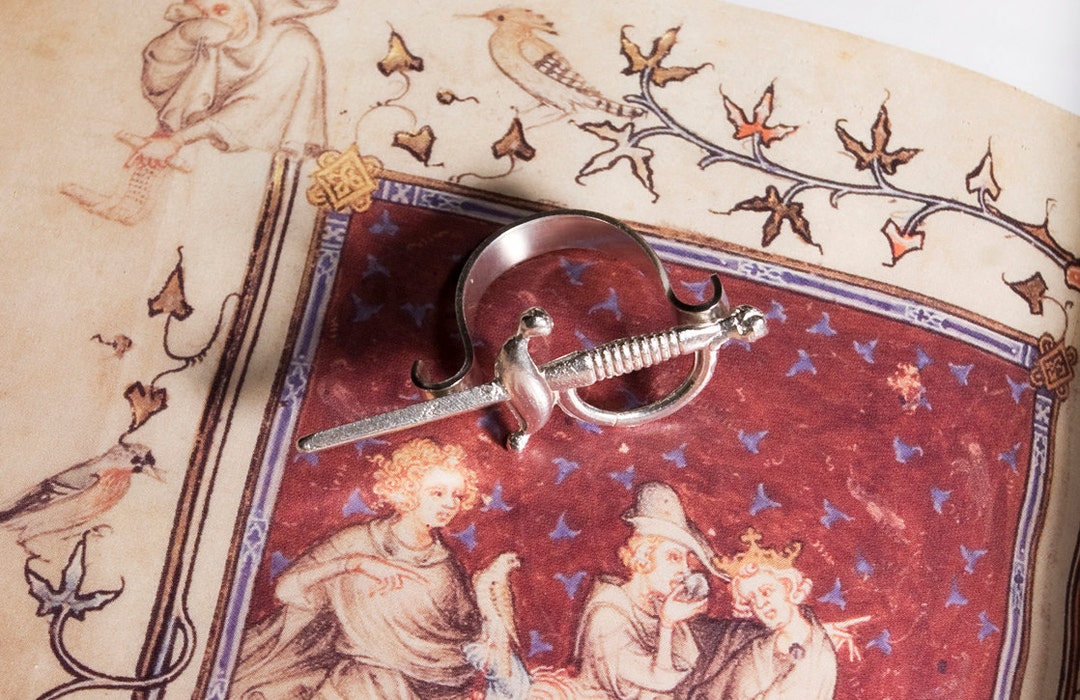 Medieval Sword Cocktail Ring in Sterling Silver - Etsy