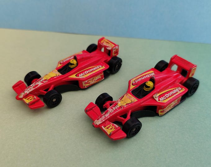 Mcdonalds Formula 1 Toy Cars - 2001 Mattel Hot Wheels - Metal - Etsy