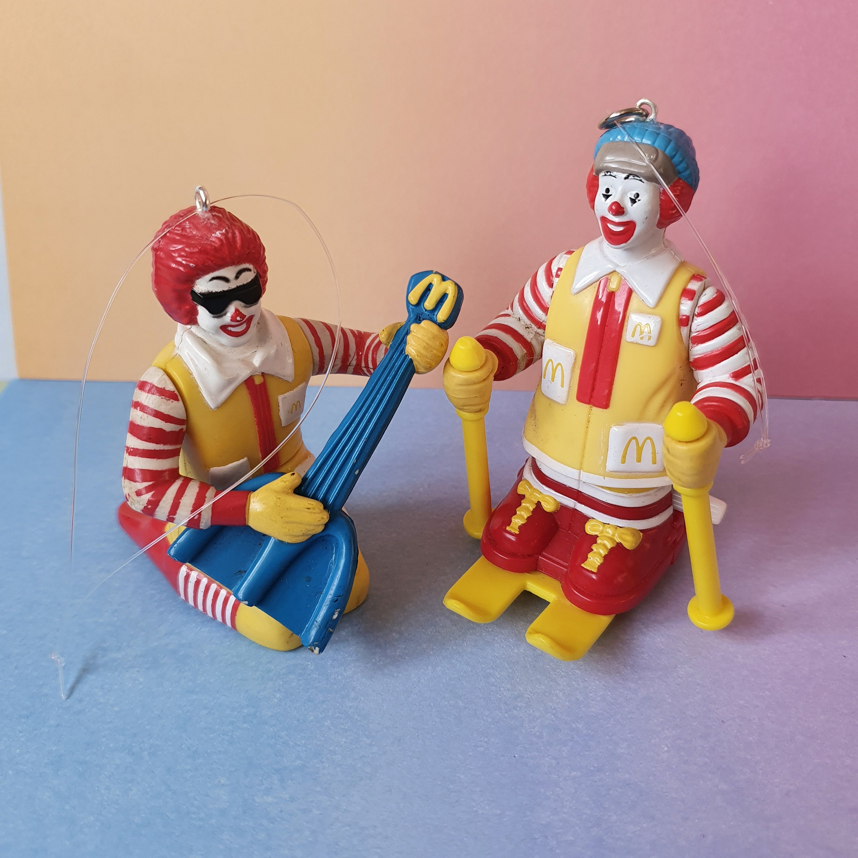 Ronald Mcdonald Keychains Vintage Happy Meal Toys Hanging | Etsy