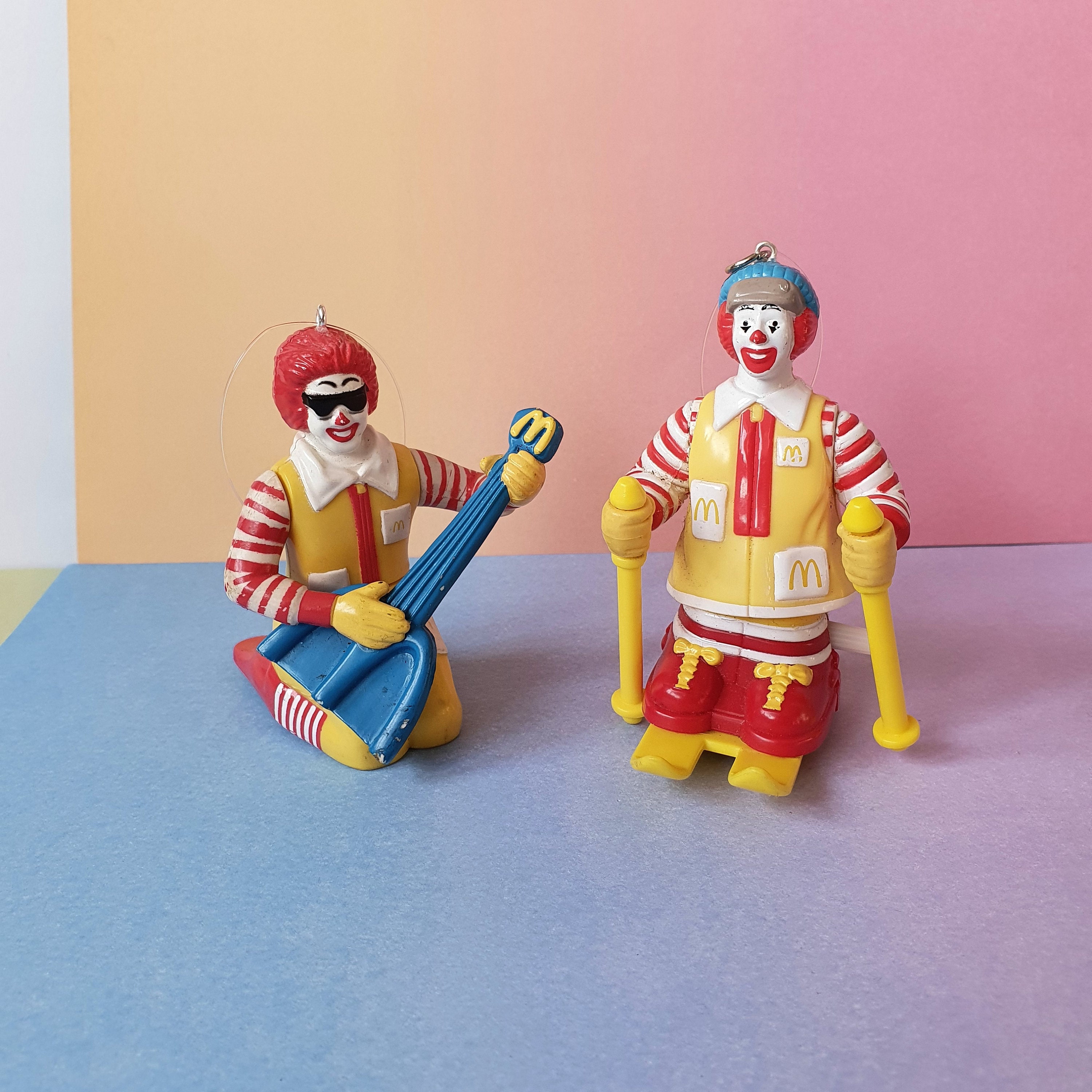 Ronald Mcdonald Keychains Vintage Happy Meal Toys Hanging | Etsy