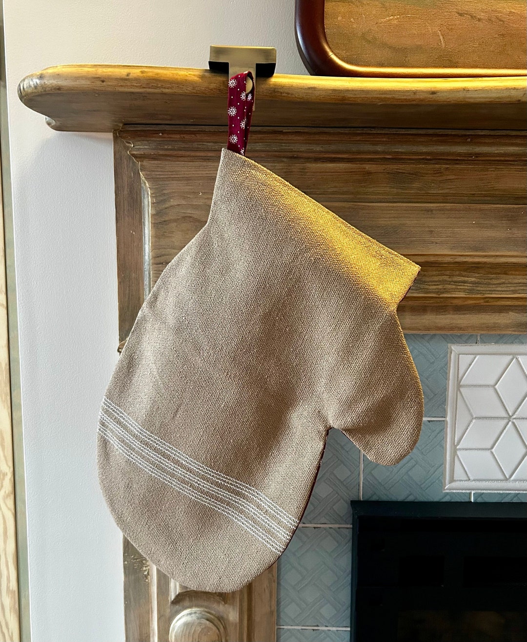 Large Antique Vintage Style Grainsack Handmade Primitive Christmas ...