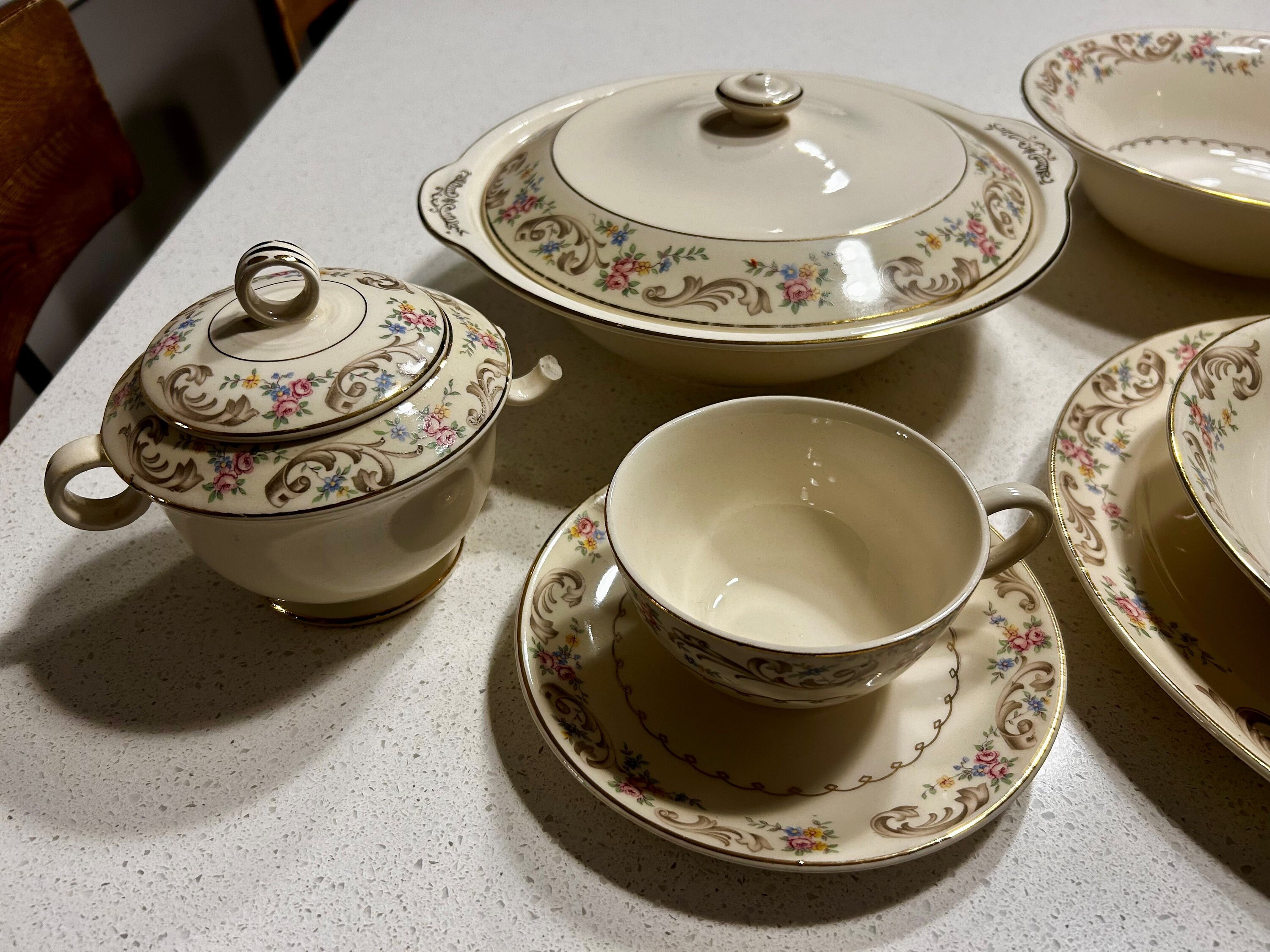 Antique Paden City Pottery: 47-piece Duchess Chinaware Set - Etsy