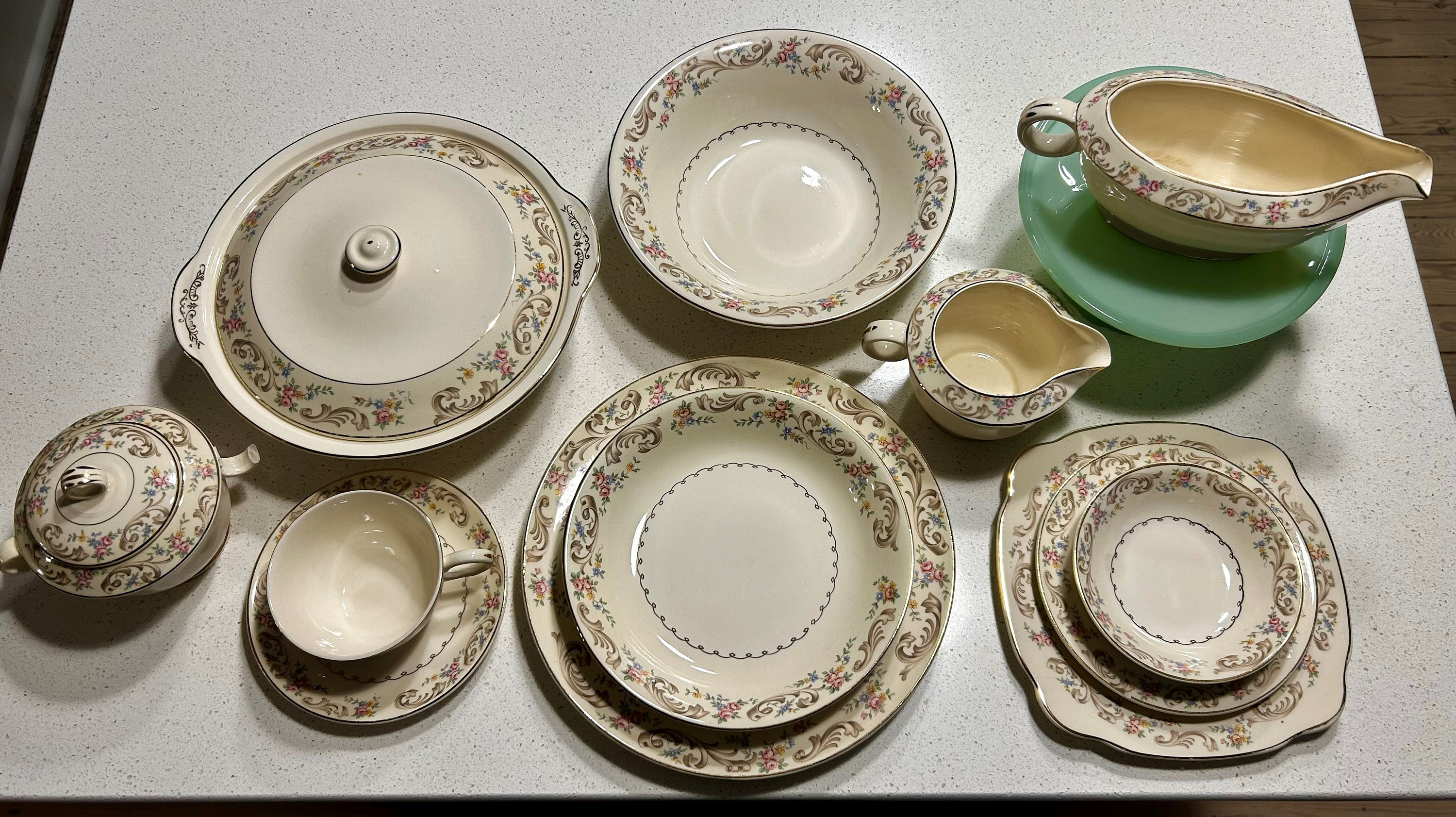 Antique Paden City Pottery: 47-piece Duchess Chinaware Set - Etsy