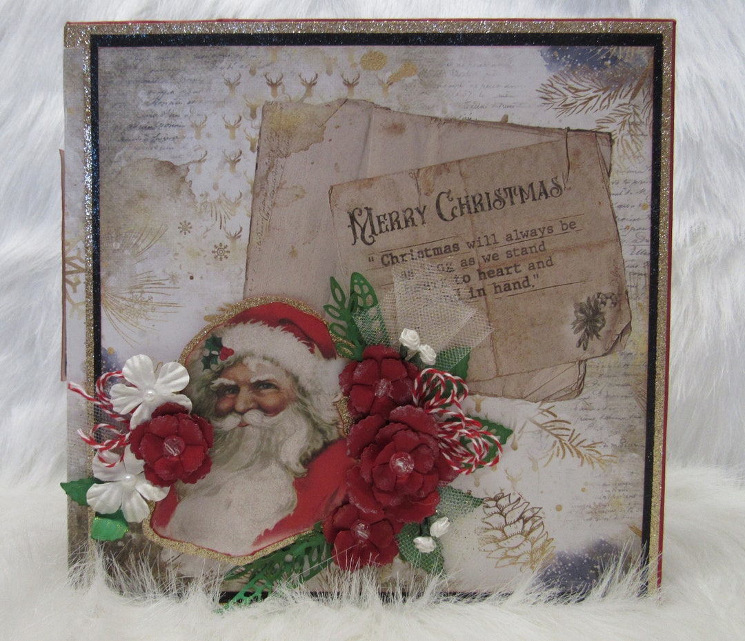 Christmas Album Red and White Album - Etsy
