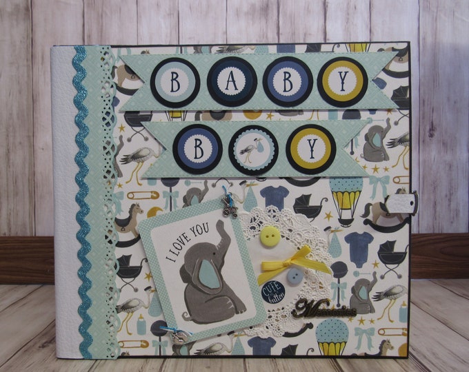 Baby Album Baby Journaling Album Handmade - Etsy