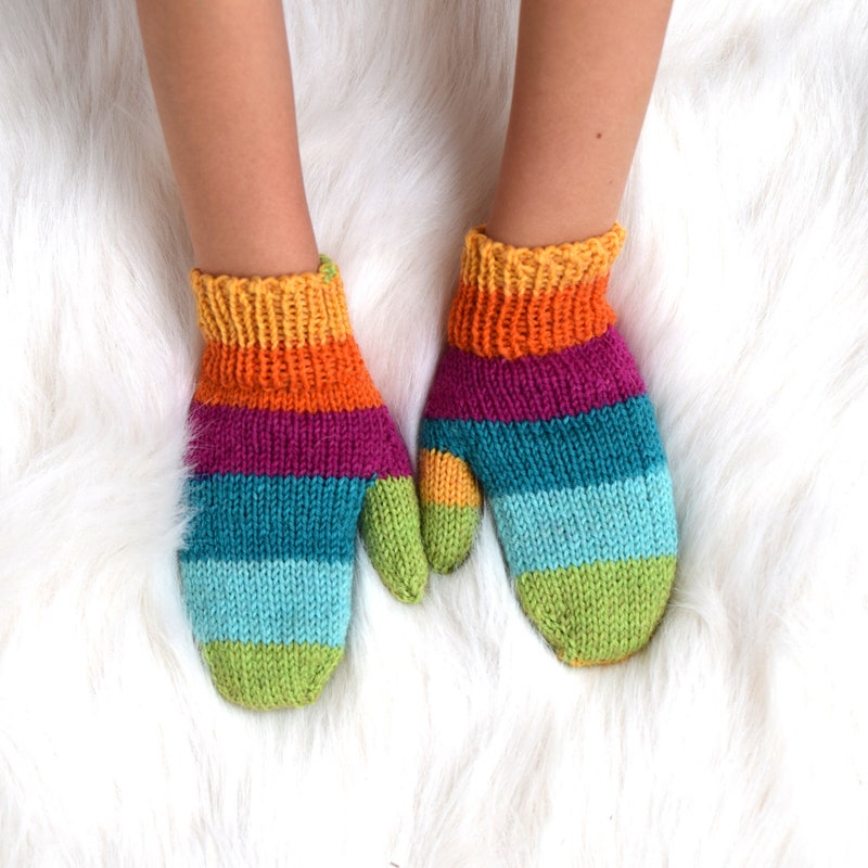 Girls Mittens - Etsy