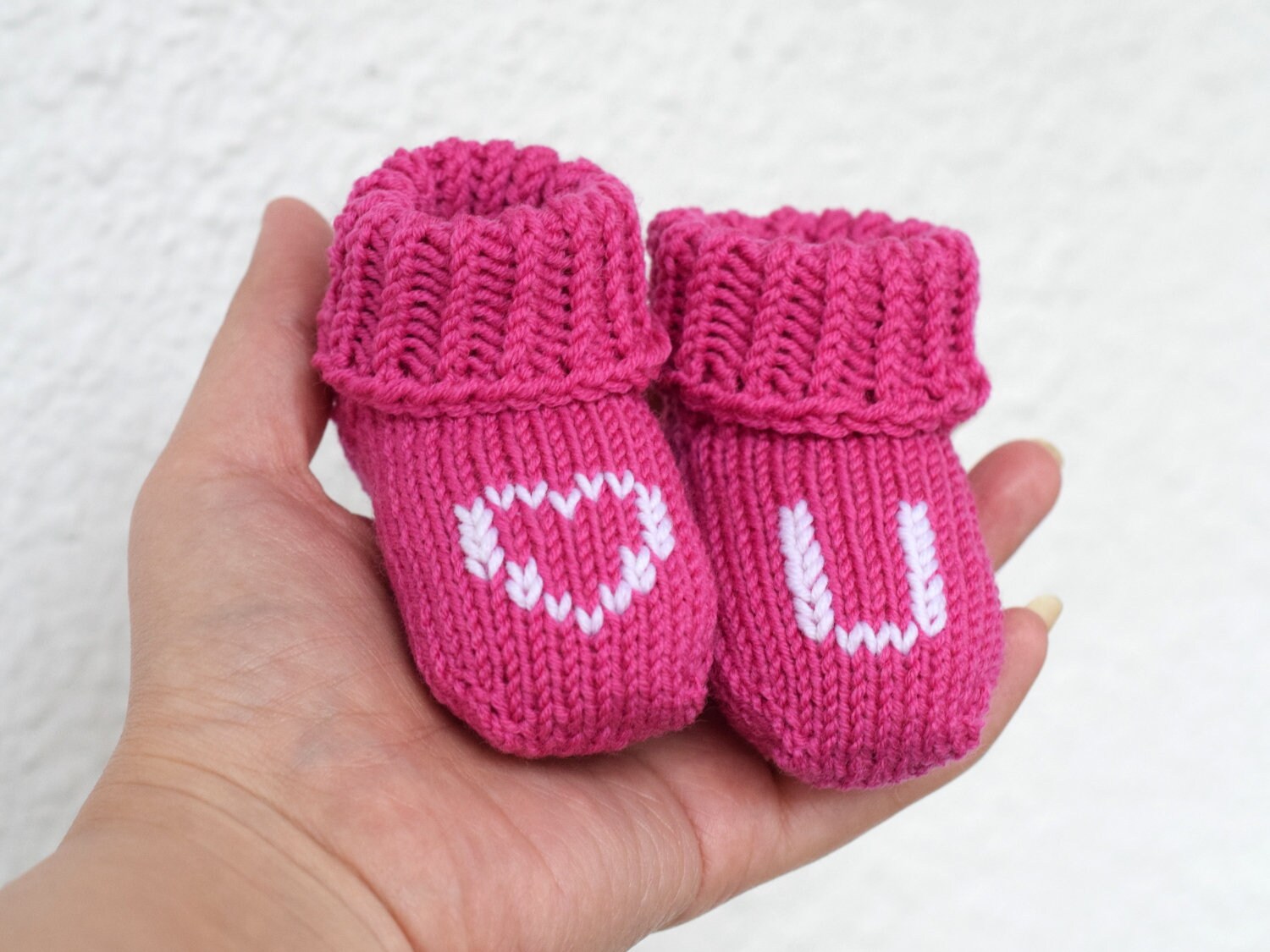 Personalized Baby Booties: Black Socks With Embroidered Heart - Etsy