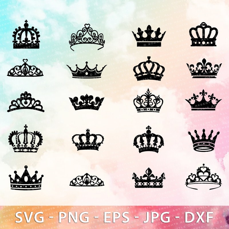 Crown Svg - Etsy