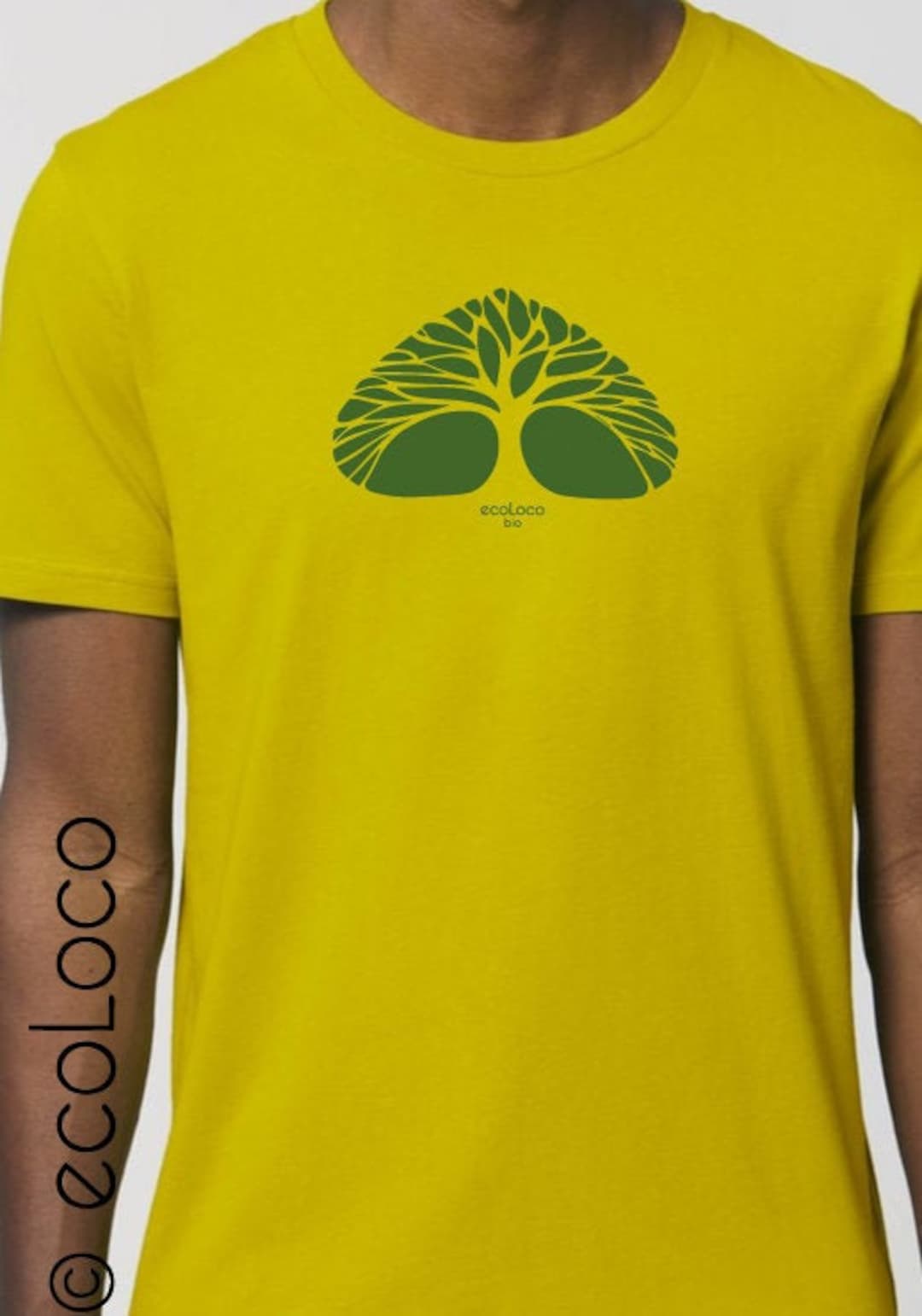 Yoga Organic T-shirt LOVE TREE Fair Trade Vegan Ethical Fashion - Etsy