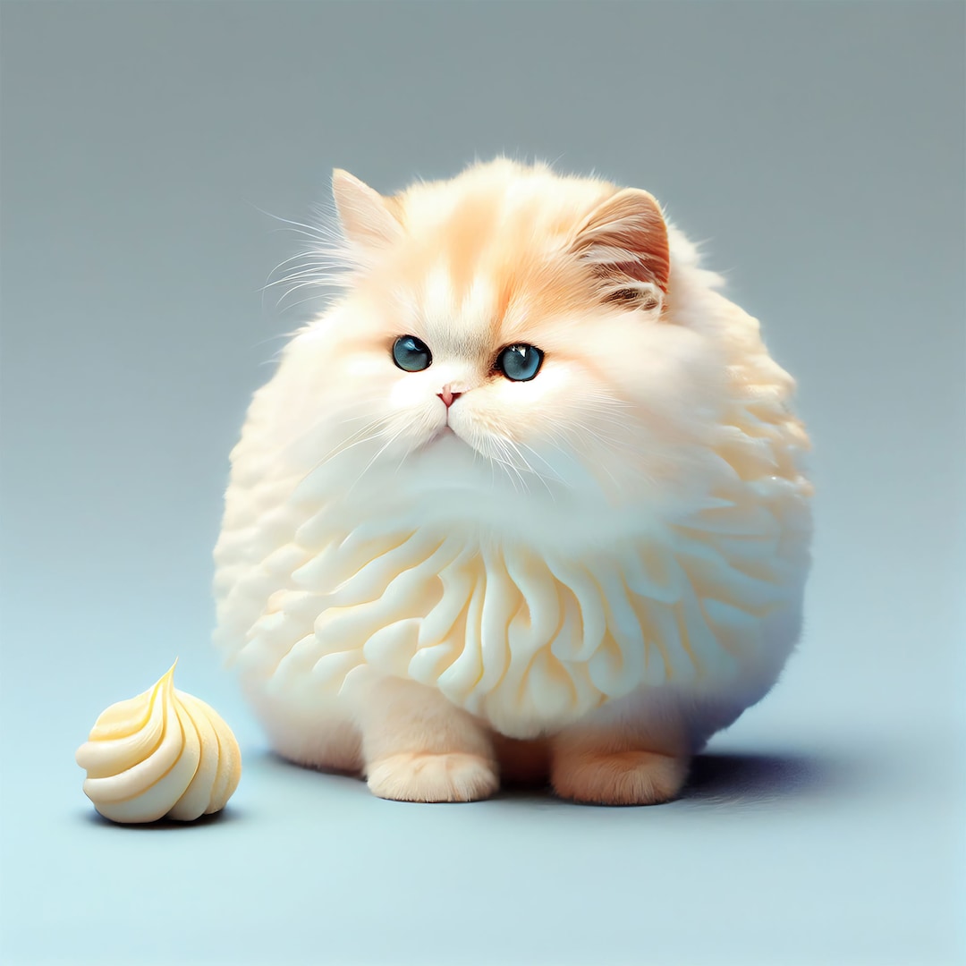 A Cream Puff Kind of Day Digital Print - Etsy