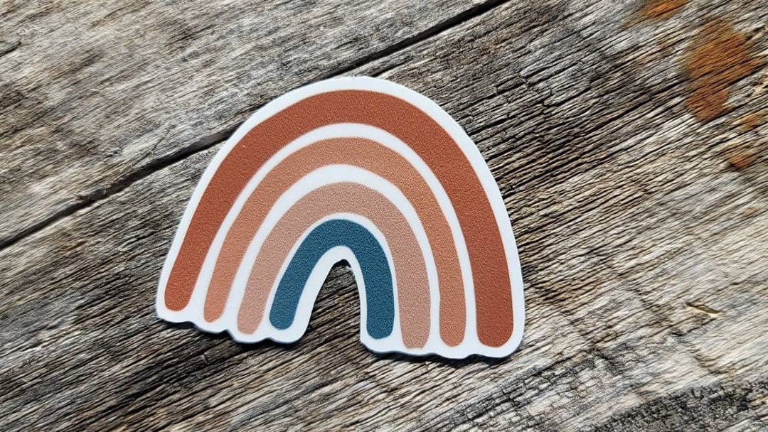 Vintage Rainbow Decal ~ Rainbow Decal for Tumbler ~ Vinyl Car Decal - Etsy