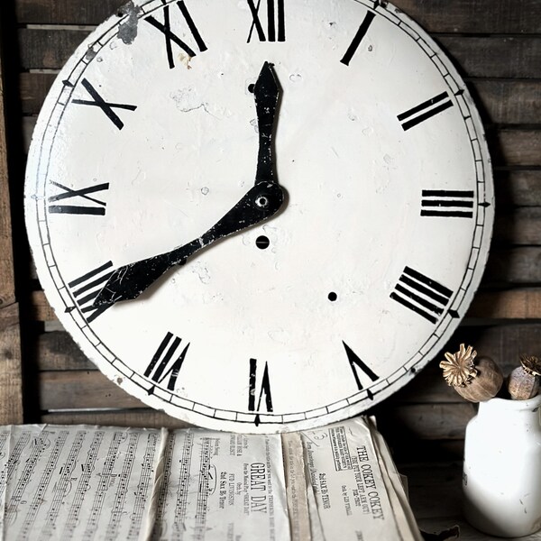 Vintage Clock Face - Etsy UK