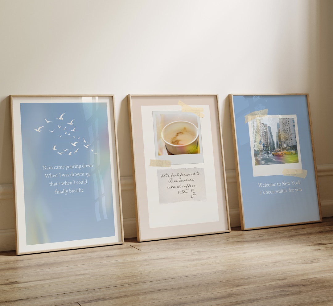 1989 Set of Prints , Digital Download, Wall Art, Printable Wall Art ...