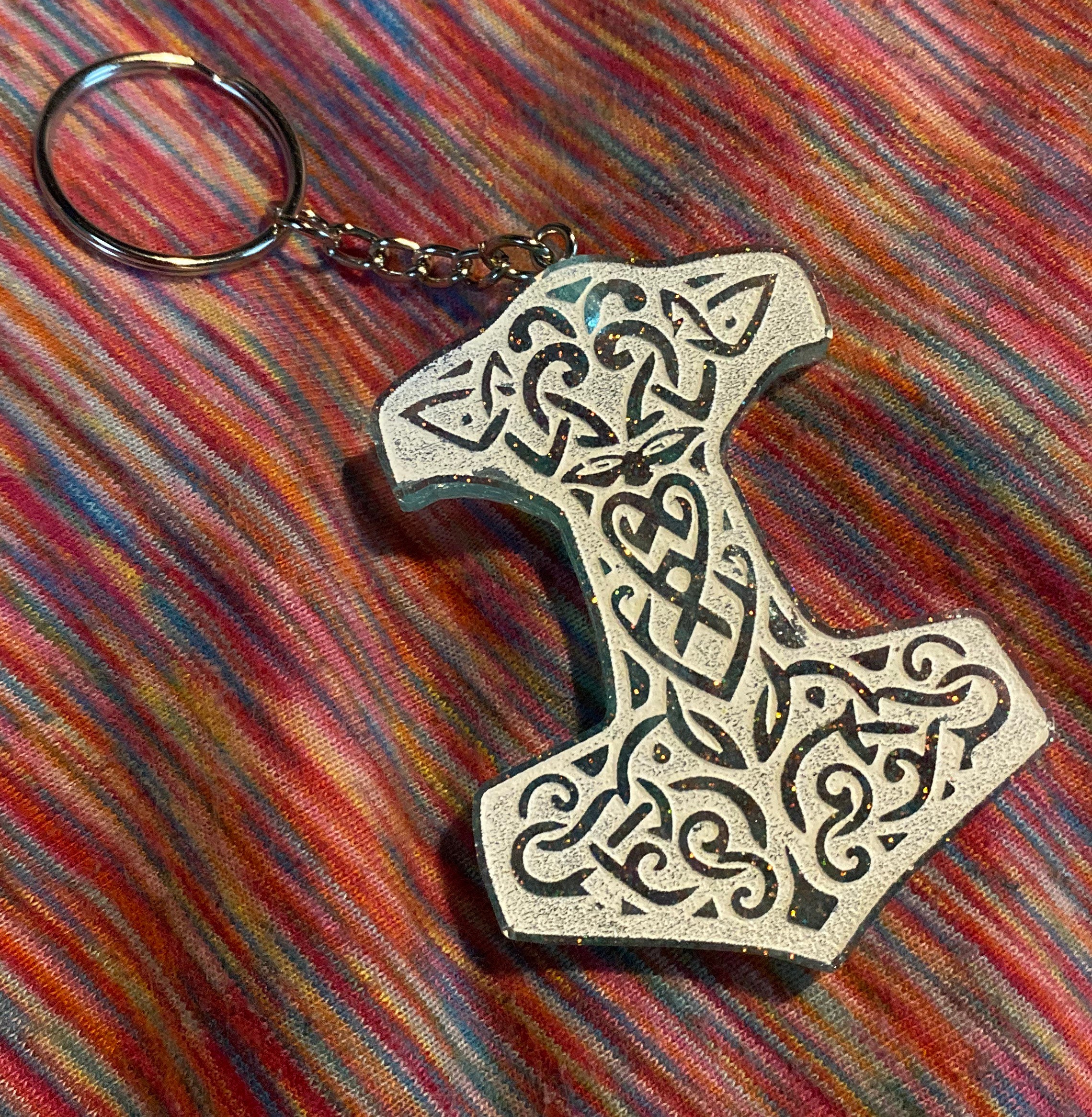 Mjolnir Keychain- Thor’s Hammer - Etsy