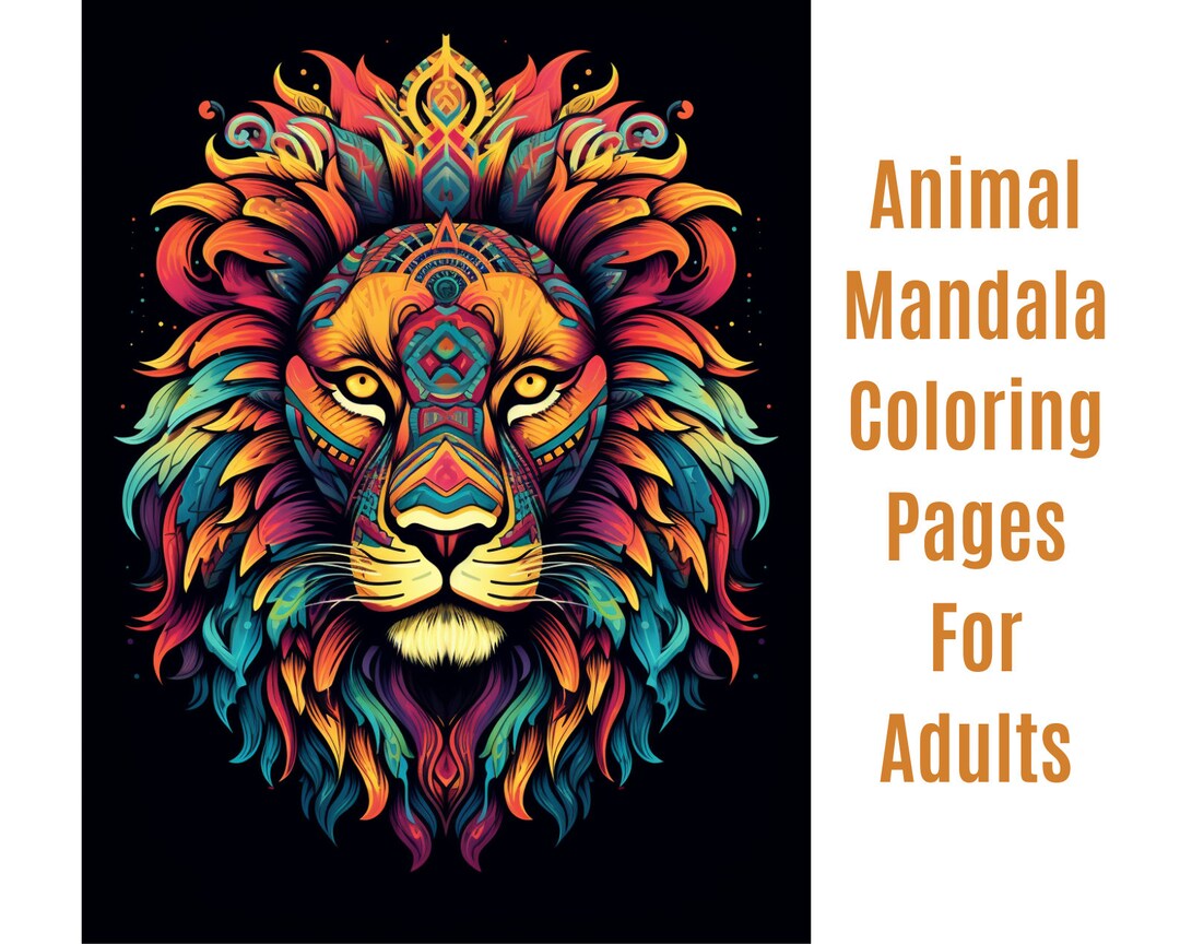 Printable Mandala Adult Coloring Pages I Mandala Color Book I - Etsy