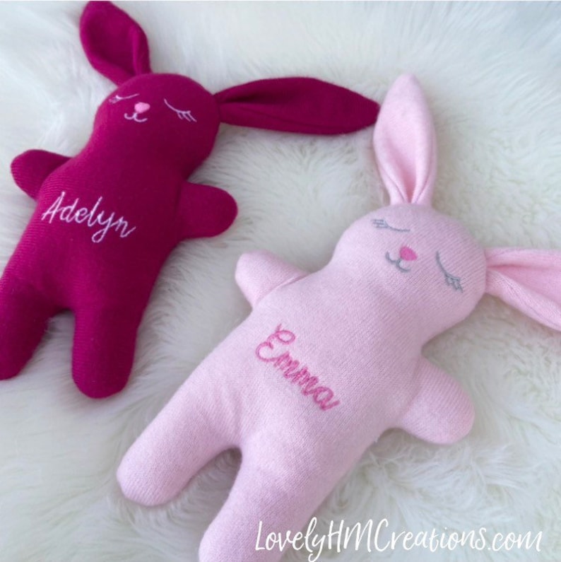 Keepsake Bunny Memory Bunny Personalized Easter Bunny - Etsy