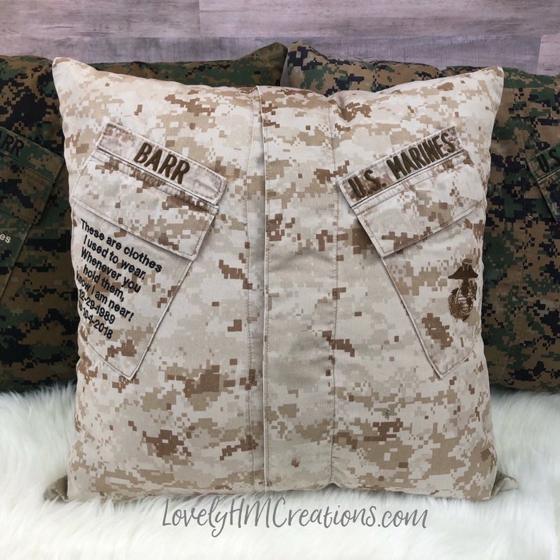 Memory Pillow Insert and Embroidery Message Keepsake Pillow - Etsy
