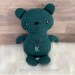 Oso de memoria oso bordado de 10 oso de recuerdo oso - Etsy México