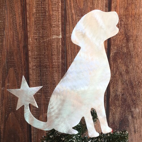 Labrador Retriever Dog Tree Topper Holiday Decoration - Etsy