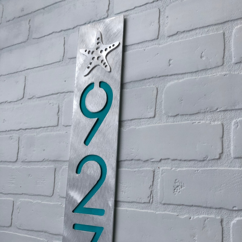 Coastal House Number - Etsy