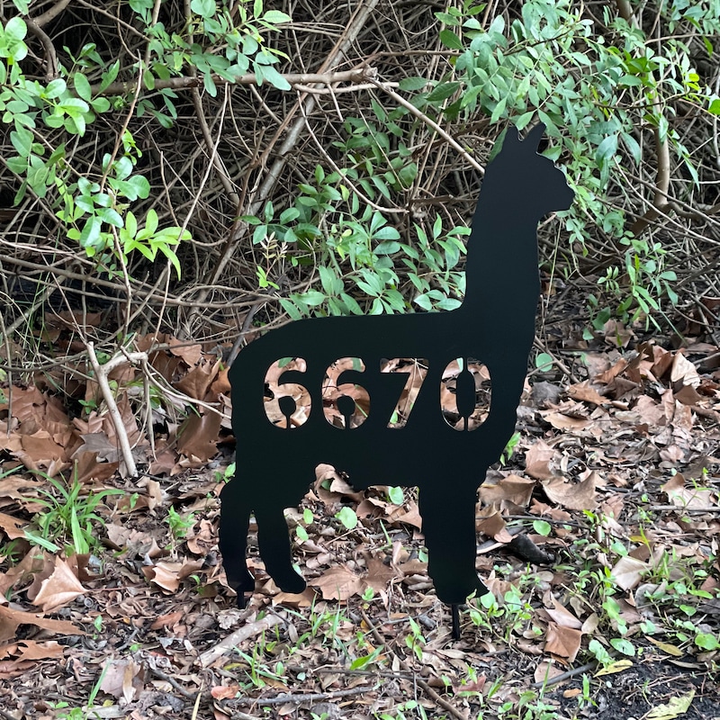 Alpaca Metal Silhouette - Etsy