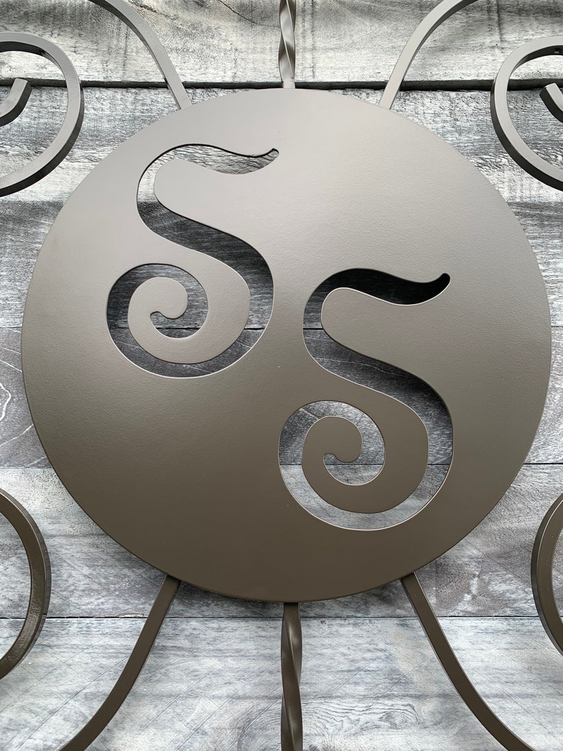 Double Letter Monogram Design Screen Door Grille Protect - Etsy