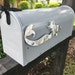 Metal Mermaid Mailbox Flag, Aluminum, Will Not Rust, Brushed Finish ...