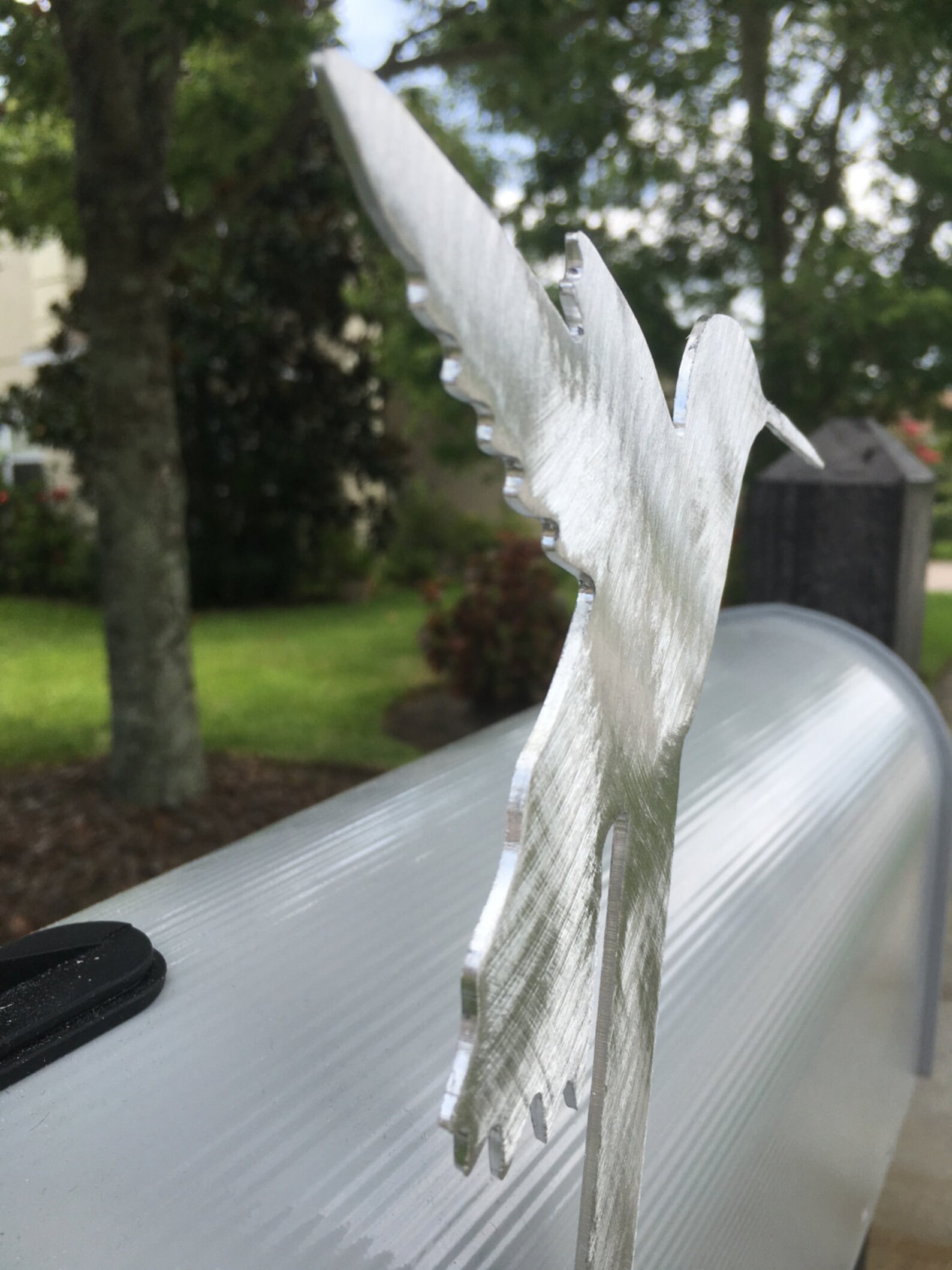 Copper Vein Finish, Metal Hummingbird Mailbox Flag | Aluminum | Will ...