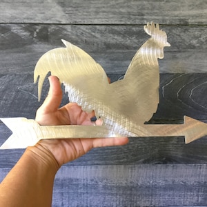 Weathervane Rooster, Christmas Tree Topper, Wreath Decoration, Holiday ...