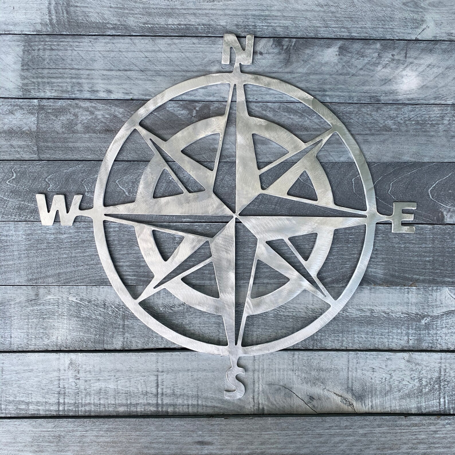 Metal Compass Rose wall art multiple colors available | Etsy