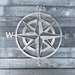 Metal Compass Rose Wall Art Multiple Colors Available - Etsy