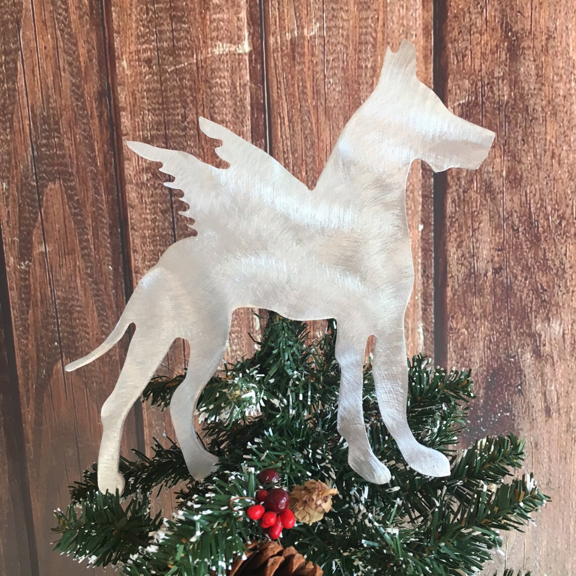 Great Dane Angel Dog Tree Topper Holiday Decoration | Etsy
