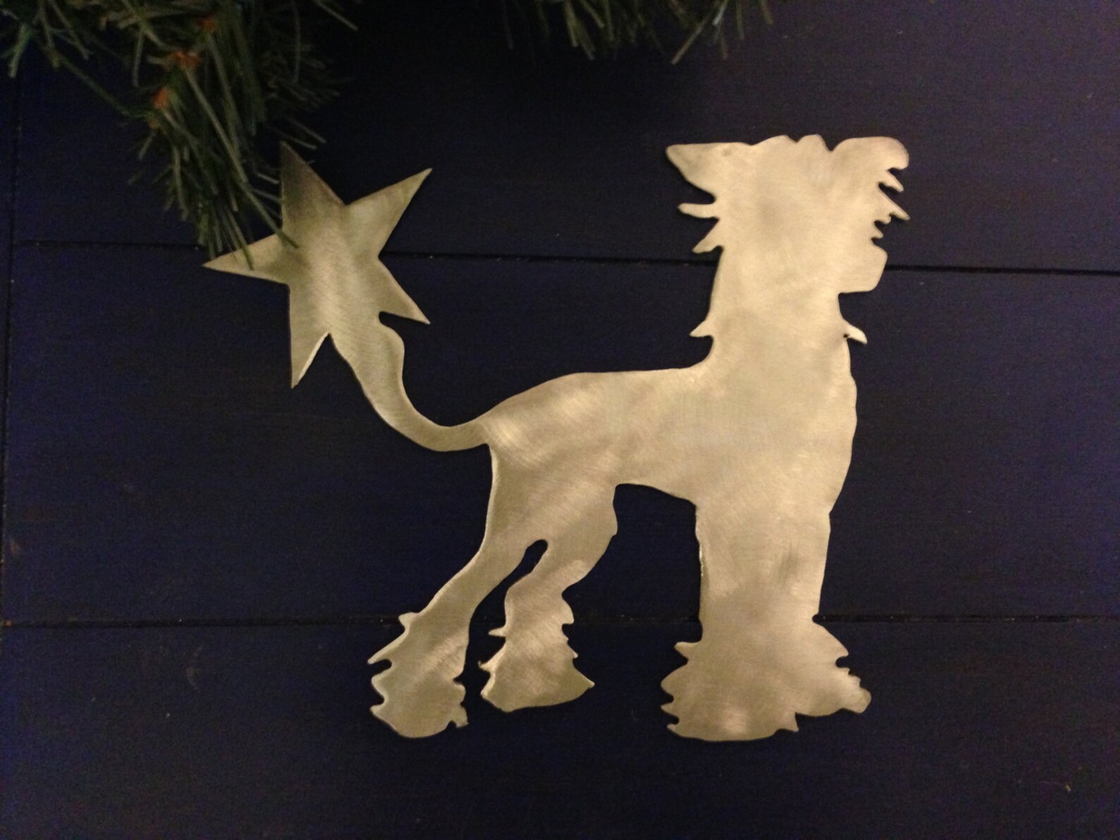 Chinese Crested, Dog Tree Topper, Holiday Decoration, Christmas Tree ...