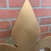 Fleur De Lis, Handmade, Gold, Silver or Purple, Tree Topper, Wall Art ...