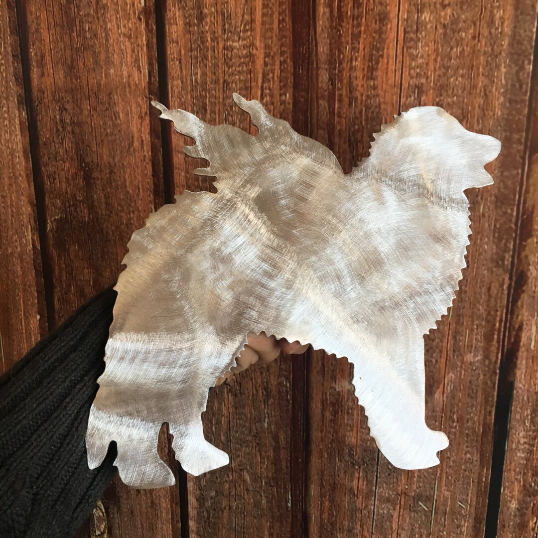 Leonberger Angel Dog Tree Topper, Holiday Decoration, Aluminum ...