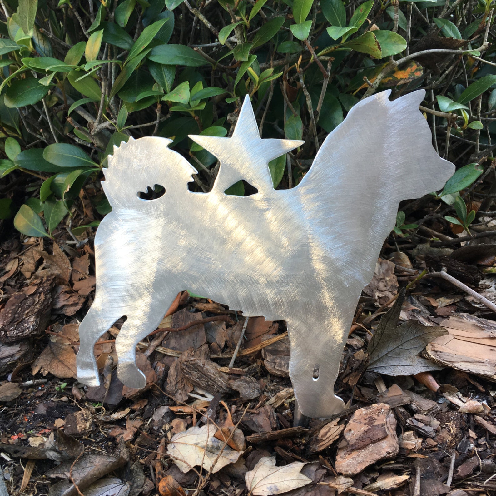 Shiba Inu, Dog Yard Stake, or Wall Hanging or Christmas Tree Topper ...