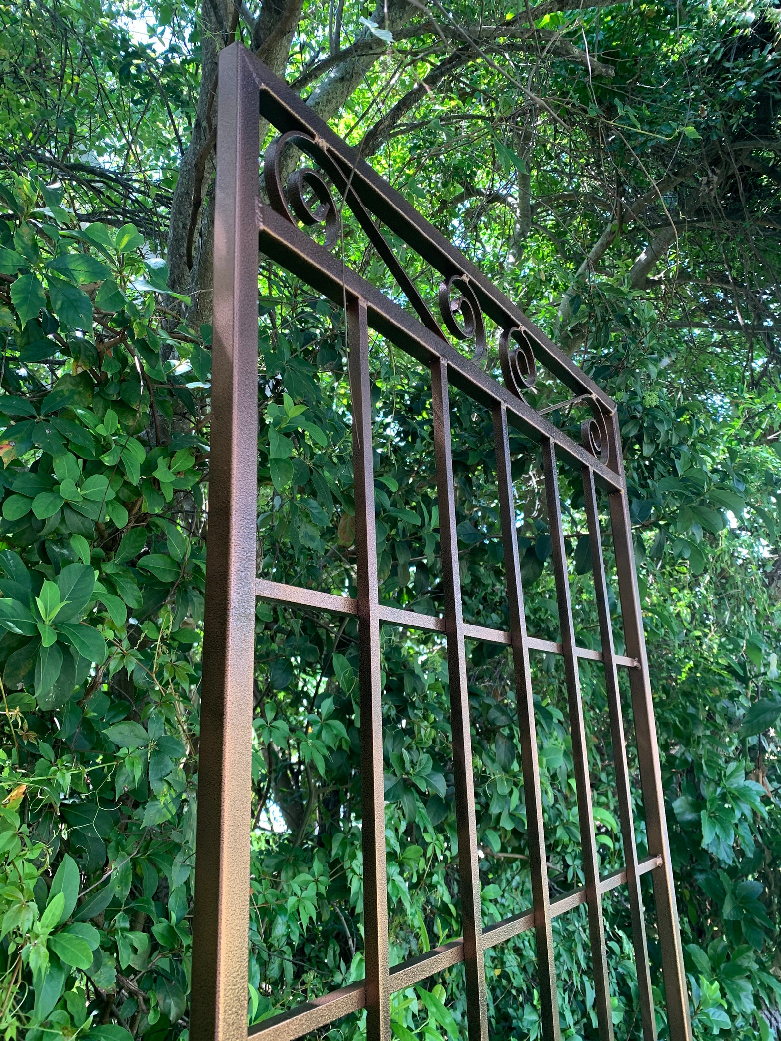 Garden Gate Style, Metal Scroll Trellis, 7ft H X 3ft W, Large, Classic ...