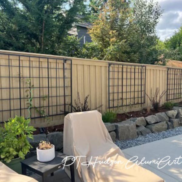 Large White Metal Grid - Etsy