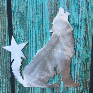 Wolf Christmas Tree Topper, Holiday Decoration, Wreath Decoration ...