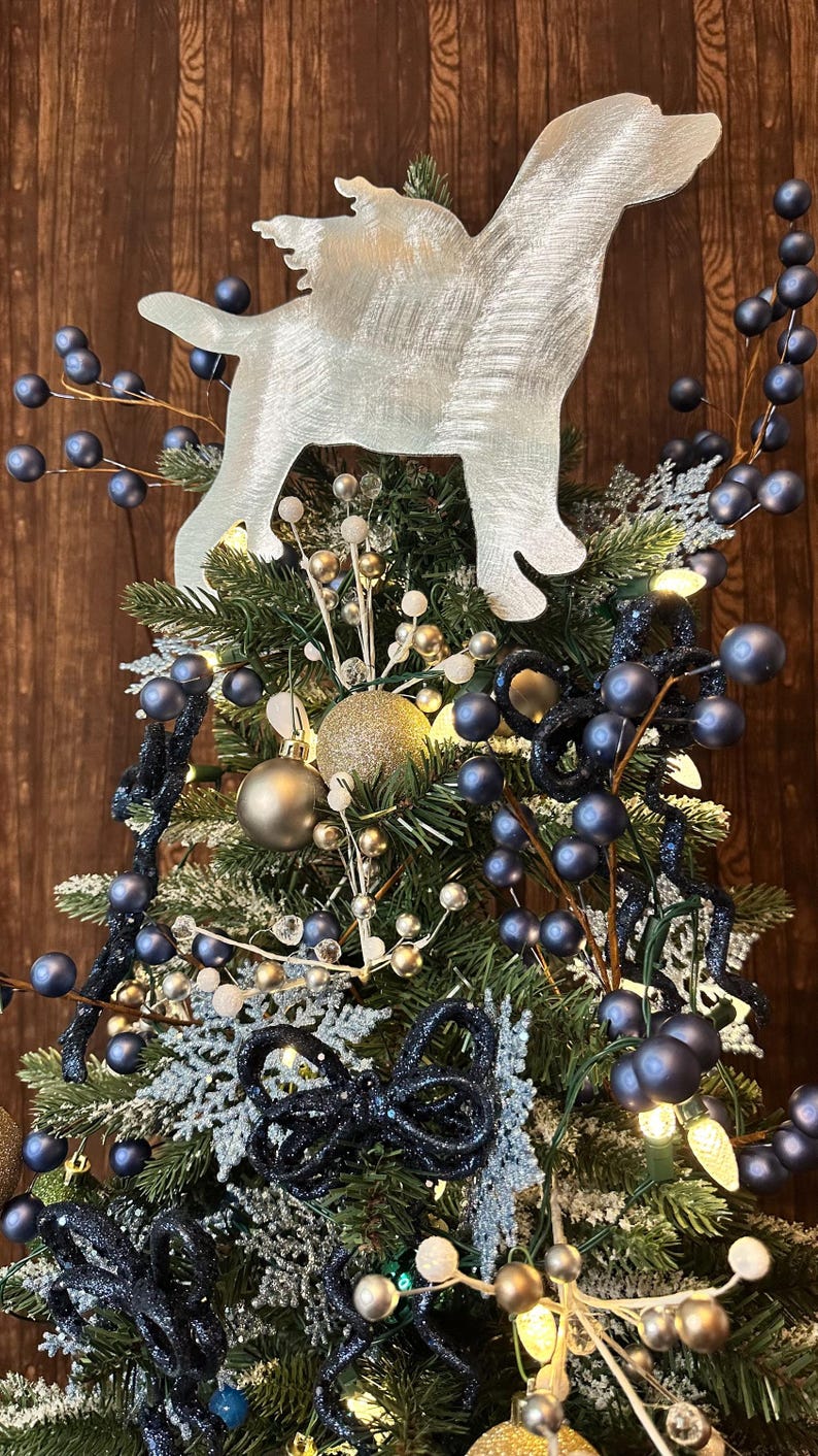 Labrador Retriever Angel Dog Christmas Tree Topper, Holiday Decoration ...