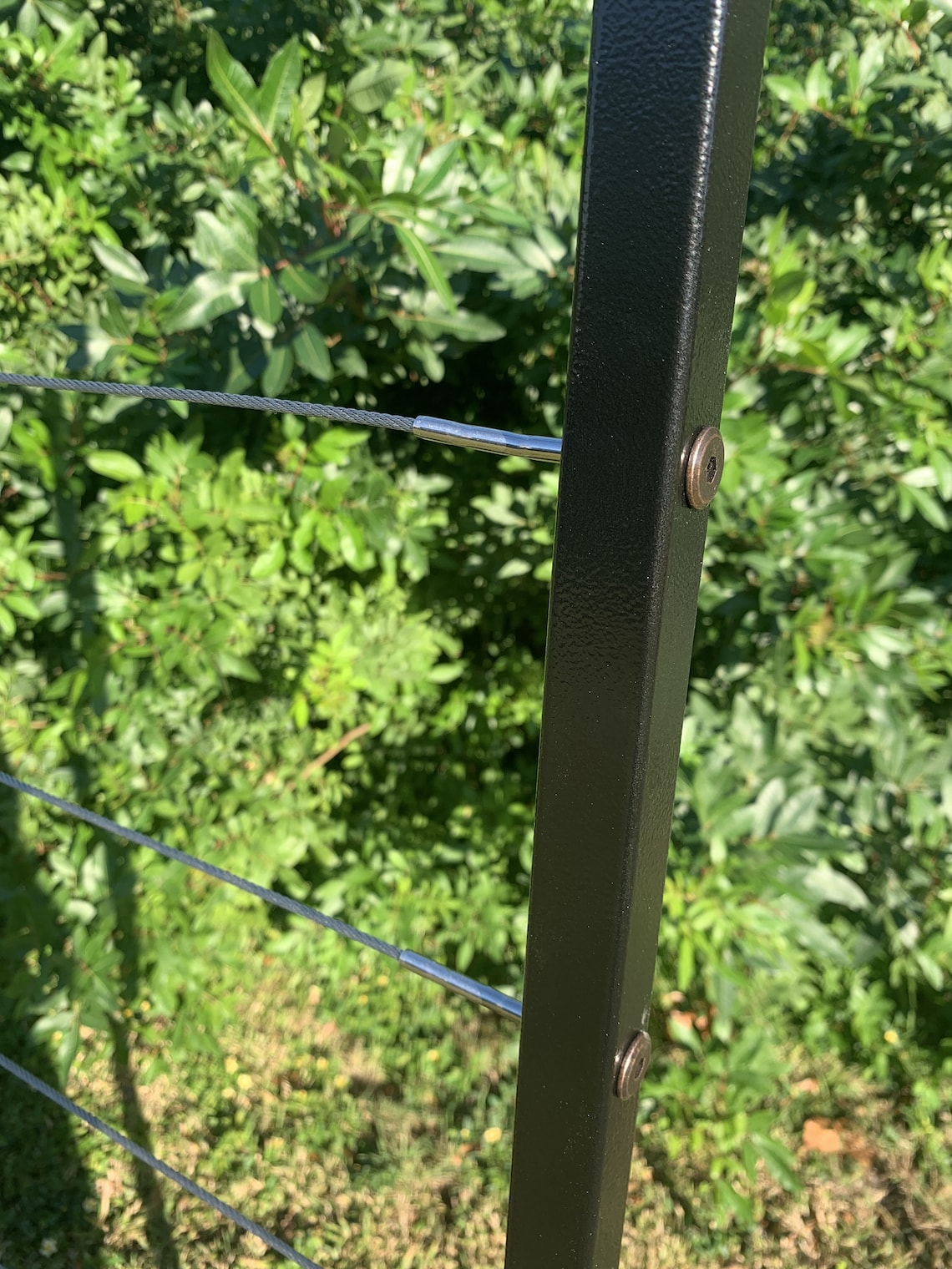 Horizontal Trellis Stainless Steel Wire Modern Metal Wall | Etsy