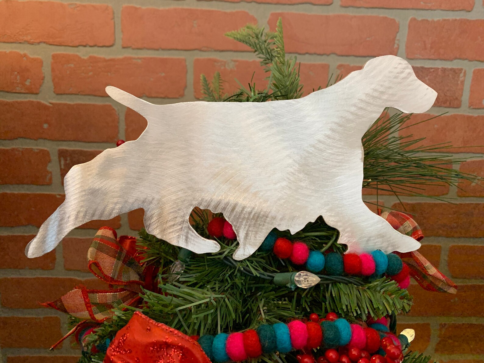 English Springer Spaniel Dog Tree Topper or Wall Art Holiday - Etsy