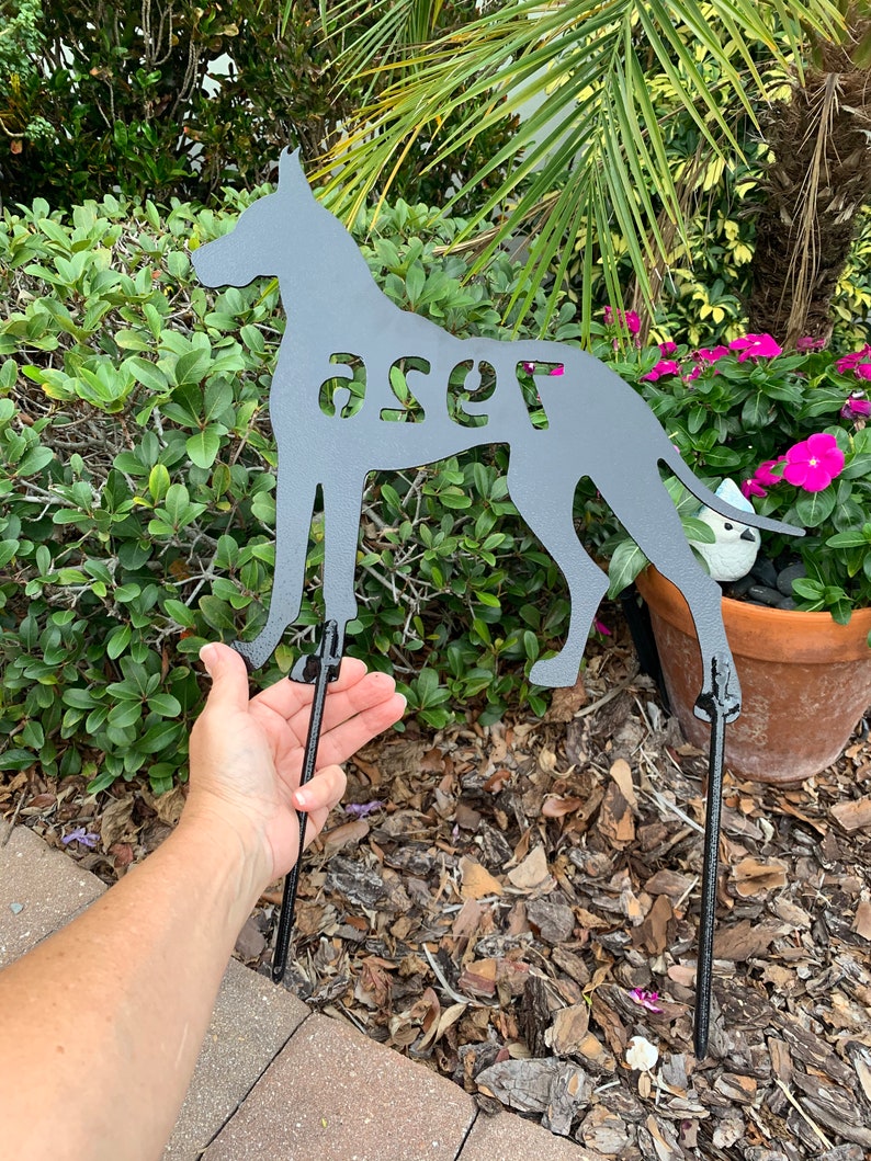 Personalized Great Dane Yard Sign Personalize With Home - Etsy