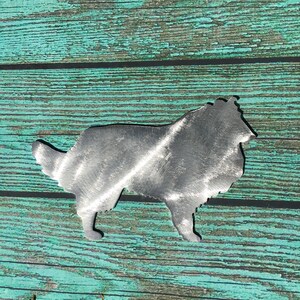 Shetland Sheep Dog, Sheltie, Dog, Silhouette, Metal, Christmas Tree ...