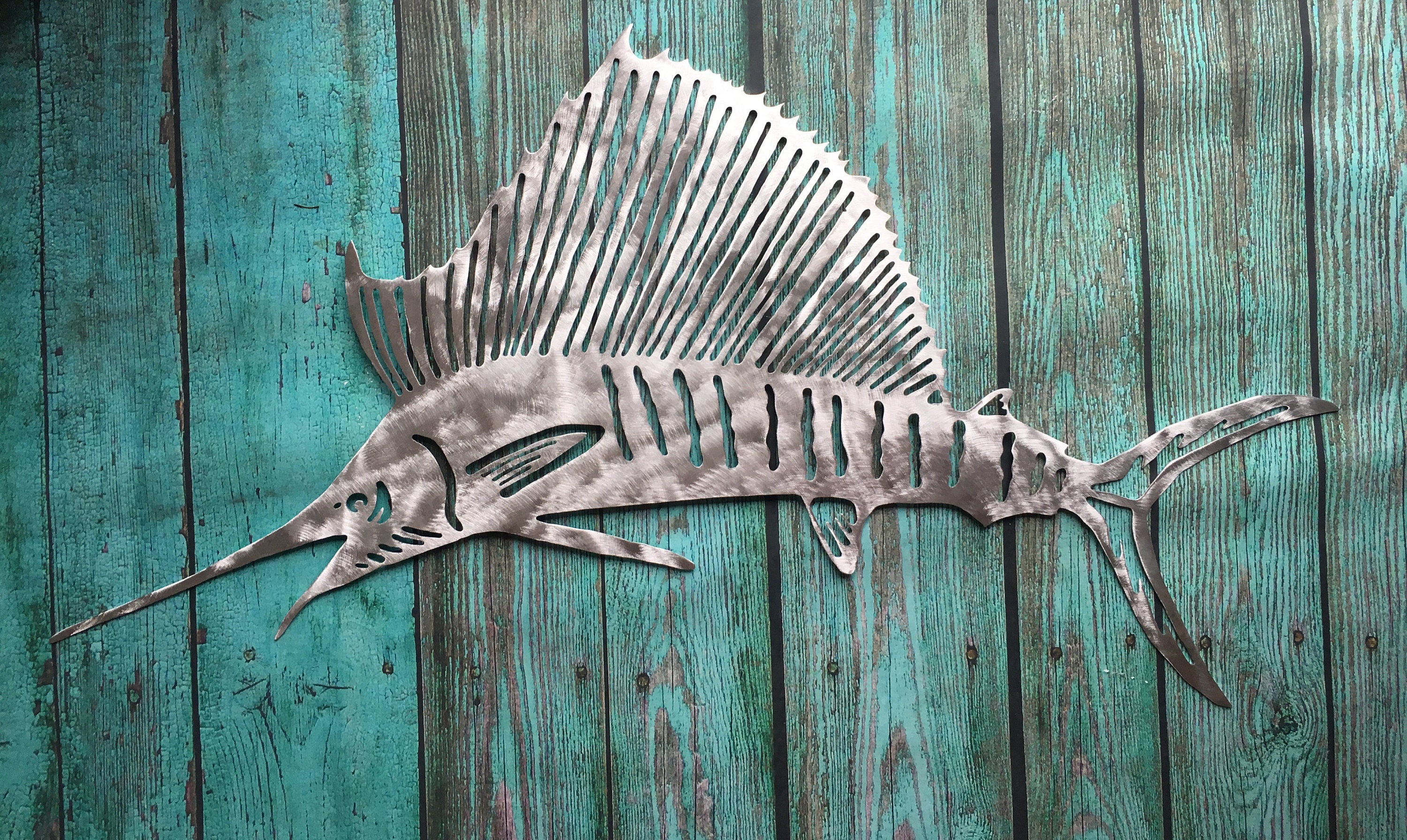 Sailfish Metal Wall Sculpture Art wall art for home | Etsy