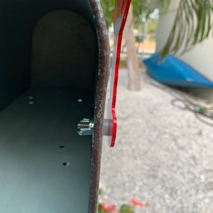 Lobster, Mailbox Flag, Metal, Aluminum, Powder Coated Red or Natural ...