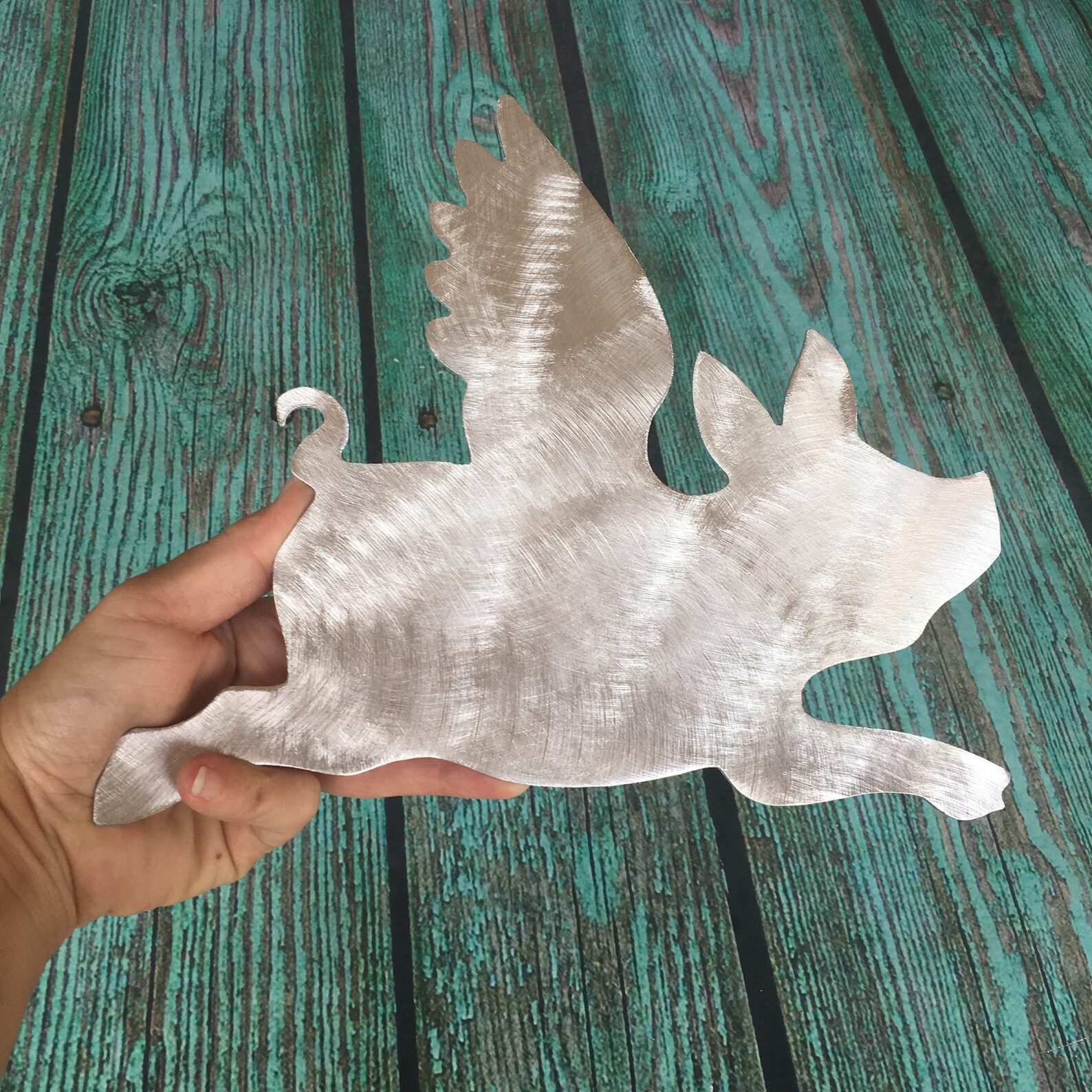 The Flying Pig Tree Topper Wall Art Yard Stake Shelf Art | Etsy