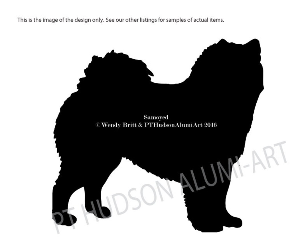 Samoyed Dog Christmas Tree Topper, Holiday Decoration, Aluminum, Pet ...